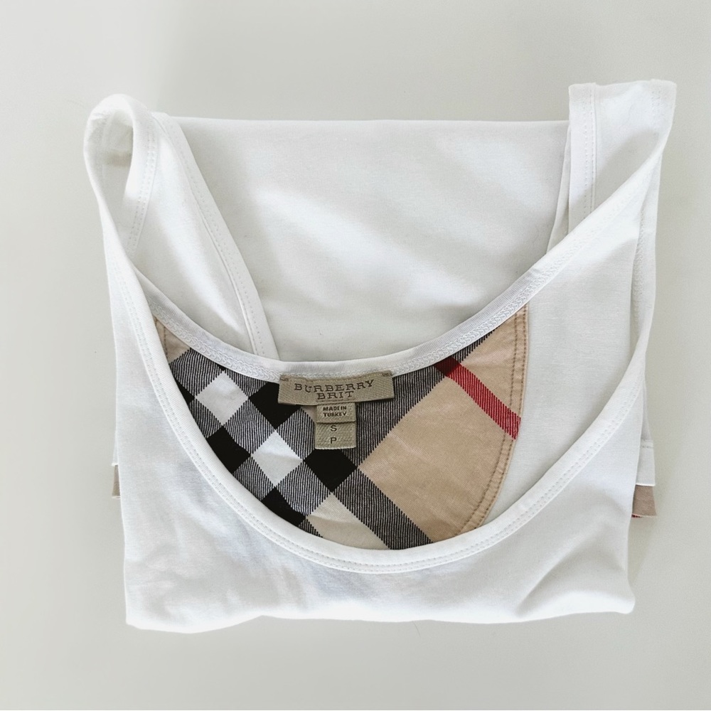Burberry White Tank Top - Gem